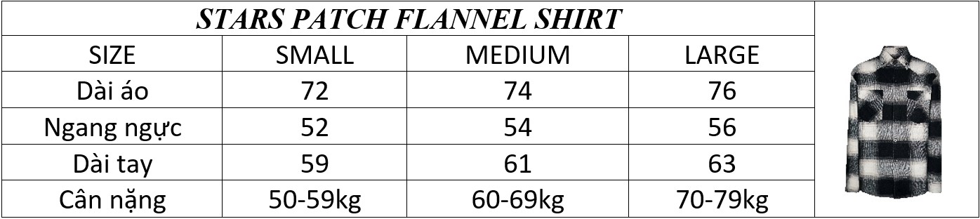 Stars Patch Flannel Shirt – Chivalry
