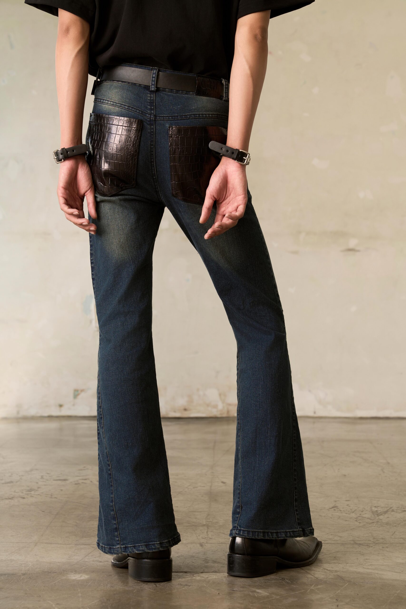 Stars Patch Boot Cut Flare Jeans – Chivalry
